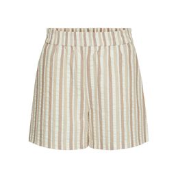 Pieces Shorts 'PCAitlyn' Damen Gr&ouml;&szlig;e 40 beige / taupe / wei&szlig;