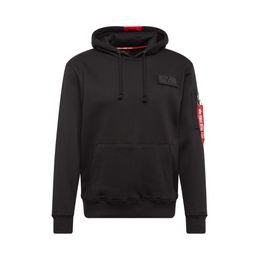 Alpha Industries Sweatshirt 'Red Stripe' male size 4XL Red / Black / White