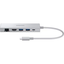 Samsung Adapter »Multiport Adapter EE-P5400« 20 cm silberfarben Ethernet-Anschluss zum schnellen Datentransfer