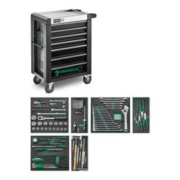 Stahlwille Werkzeugsortiment mit Werkstattwagen Nr.95/157QR Schubl.7 anthrazit, RAL 7016 157tlg (98830192)