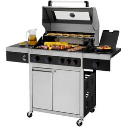 Tepro Gasgrill »Keansburg 4 Special Edition« BxTxH: 138x62x118 cm schwarz/edelstahlfarben