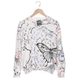 Desigual Pullover Damen Größe XL Second Hand weiß