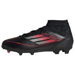 adidas Performance Fußballschuh 'F50 League Mid Firm/Multi-Ground Boots' Jungen Größe 35.5 grau / knallrot / schwarz