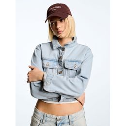 Bershka Jacke Damen Gr&ouml;&szlig;e XS hellblau