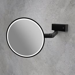 Viverso Zoom me Kosmetikspiegel mit 5-facher Vergrößerung, Beleuchtung mit einstellbarer Farbtemperatur, Akku mit USB C Eingang, VM6401MB,