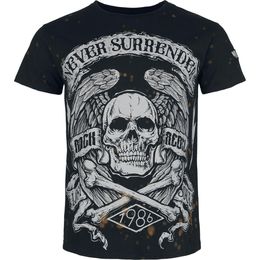 Rock Rebel by EMP Skulls & Details T-Shirt schwarz in XL Q325-000736