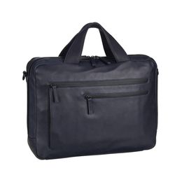 Leonhard Heyden Document Bag 'Den Haag' male Blue size One Size