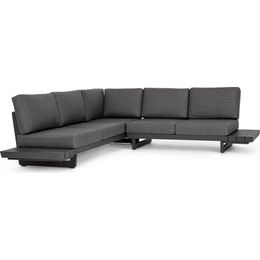 2er Set Sitzgruppe Infinity Aluminium Anthrazit