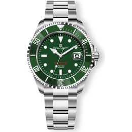 Gigandet Automatikuhr Edelstahl Saphirglas Sea Ground 300 - G300-006M