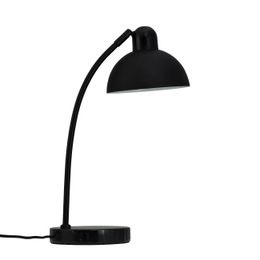 Tischlampe, Tischleuchte, Nachttischlampe, Schreibtischlampe, LED Leselampe, Eric Marmor schwarz