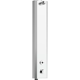Mora tronic Duschpaneel WMS, mit Thermostat, Anschluss von oben o. hinten, Batterie