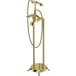 Mexen Retro freistehende Wannenbatterie, Gold - 75933-50