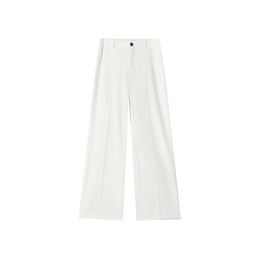 Bershka Pleated Pants female White size 38