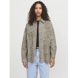 Jack & Jones JJXX Bluse 'JXBea' Damen Größe XL beige / braun / schwarz
