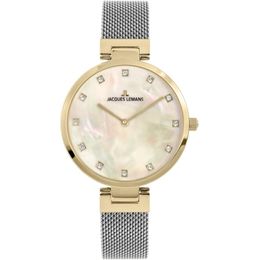 Jacques Lemans Uhr Damen Gr&ouml;&szlig;e One Size gold / silber