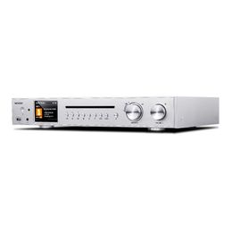 Noxon A 571 CD silber Internetradio DAB+UKW Tuner Spotify Bluetooth, USB, LAN + WLAN