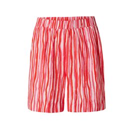 Pieces Shorts 'PCKAIANA' Damen Gr&ouml;&szlig;e 44 rosa / rot / wei&szlig;