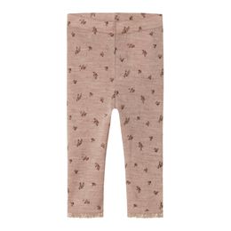 name it Leggings 'NBFWang' Gr&ouml;&szlig;e 62 dunkelbraun / graumeliert