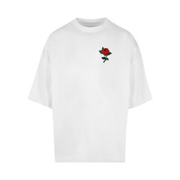 Mister Tee T-Shirt 'Rose' Herren Gr&ouml;&szlig;e M dunkelgr&uuml;n / rot / schwarz / wei&szlig;