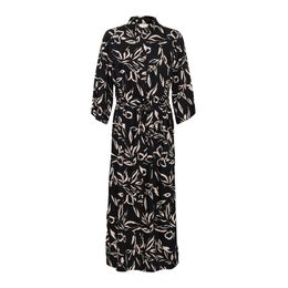 Kaffe Kleid 'Forrest' Damen Gr&ouml;&szlig;e 34 beige / schwarz Sommerkleid