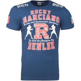 BEN LEE Benlee T-Shirt 'Gymnasium' Herren Gr&ouml;&szlig;e XL saphir / hellrot / wei&szlig;