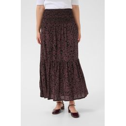 Kaffe Rock 'Beathe' Damen Gr&ouml;&szlig;e 42/44 mokka / schwarz