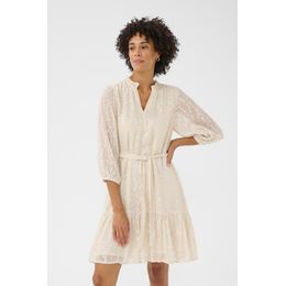 PART TWO Kleid 'TANNIEPW' Damen Gr&ouml;&szlig;e 46 creme / silber Sommerkleid