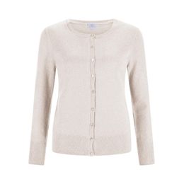 Cash-mere.ch Kaschmir Strickjacke Damen Gr&ouml;&szlig;e XXL wei&szlig;