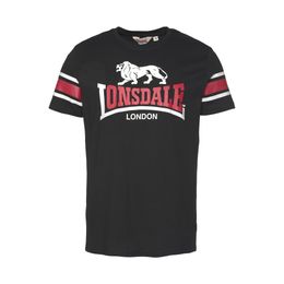 Lonsdale Shirt Herren Gr&ouml;&szlig;e L rot / schwarz / wei&szlig;