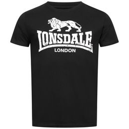 Lonsdale Shirt Herren Gr&ouml;&szlig;e S schwarz / wei&szlig;