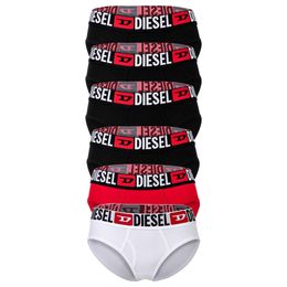 Diesel Slip Damen Gr&ouml;&szlig;e M rot / schwarz / wei&szlig;
