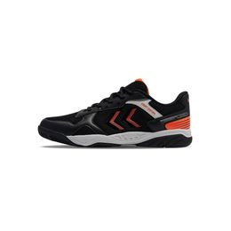 Hummel Sportschuh 'Court Control II' Damen Gr&ouml;&szlig;e 37.5 orangerot / schwarz
