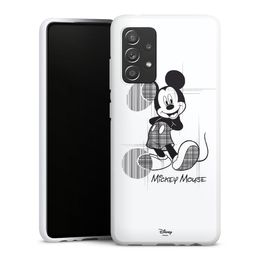 DeinDesign Galaxy A52s 5G Handy Silikon H&uuml;lle Case wei&szlig; Handyh&uuml;lle Mickey Mouse Disney Official Licensed Product Silikon Case
