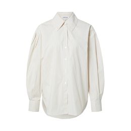 EDITED Bluse 'Jaiden' Damen Gr&ouml;&szlig;e XS beige / wei&szlig;