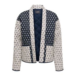 Jacqueline de Yong JDY Jacke 'JAVALON' Damen Gr&ouml;&szlig;e S hellbeige / marine Sommerjacke