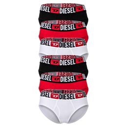 Diesel Slip Damen Gr&ouml;&szlig;e S rot / schwarz / wei&szlig;