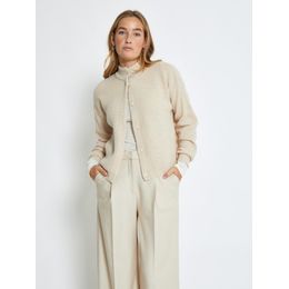Minus Strickjacke 'Erika' Damen Gr&ouml;&szlig;e XXL beige