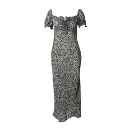 Topshop Kleid Damen Gr&ouml;&szlig;e 38 grau / schwarz Sommerkleid