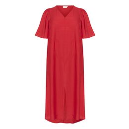 Kaffe Curve Kleid 'Tera' Damen Gr&ouml;&szlig;e 44 rot Sommerkleid