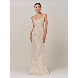 BWLDR Kleid 'HOZIER GOWN' Damen Gr&ouml;&szlig;e 42 champagner Winterkleid