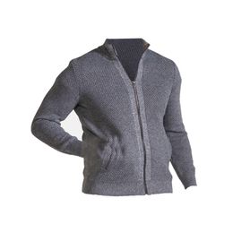 Jacey Quinn Strickjacke Herren Gr&ouml;&szlig;e XXXL grau