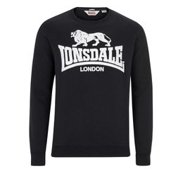 Lonsdale Sweatshirt 'Go Sport' Herren Gr&ouml;&szlig;e S schwarz / wei&szlig;