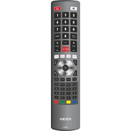 Haeger UR-006.002A (Universal Fernbedienung, Infrarot), Fernbedienung, Schwarz