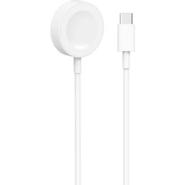 Sinox trådløst ladekabel til Apple Watch. 1m. Hvid, Smartwatch Zubehör, Weiss