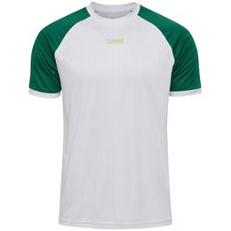 Hummel Funktionsshirt Herren Gr&ouml;&szlig;e M neongr&uuml;n / wei&szlig;