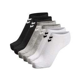 Hummel Sportsocken 'CHEVRON' Herren Gr&ouml;&szlig;e 44.5 graumeliert / schwarz / wei&szlig;