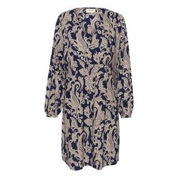Cream Dress female size 38 Beige / Blue