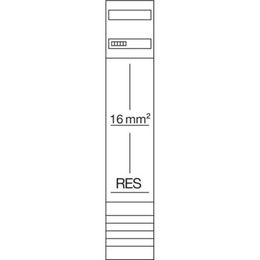 Hager, Systemstromversorgung, HAG ZH50D5S KF 1ZP/RES univ.Z H 1350mm 1-feld