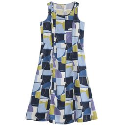 Seasalt Cornwall Kleid 'Grass Wave' Damen Gr&ouml;&szlig;e 48 blau / gr&uuml;n / wei&szlig; Winterkleid