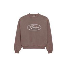 Prohibited Sweatshirt 'Five-Star' Damen Gr&ouml;&szlig;e XXL dunkelgrau / wei&szlig;